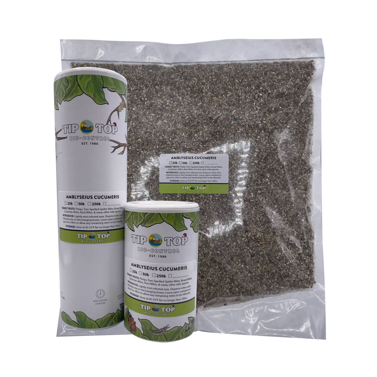 Amblyseius cucumeris Treatment Bottles – FGMN Nursery